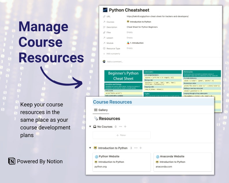 Course Creation Notion Dashboard, Notion Template, Course Creation Planner, Course Creation ...