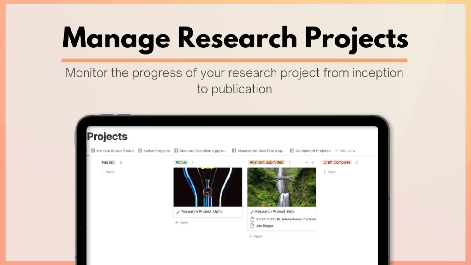 Notion Template Students, Academic Research Planner for Phd Students ...