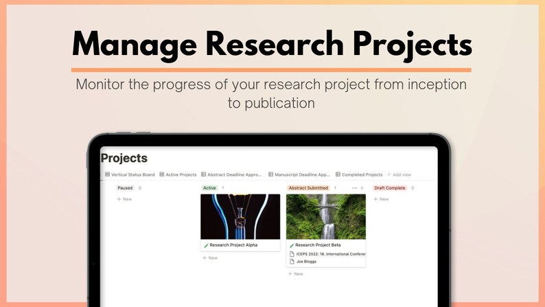 Notion Template Students Academic Research Planner for Phd - Etsy