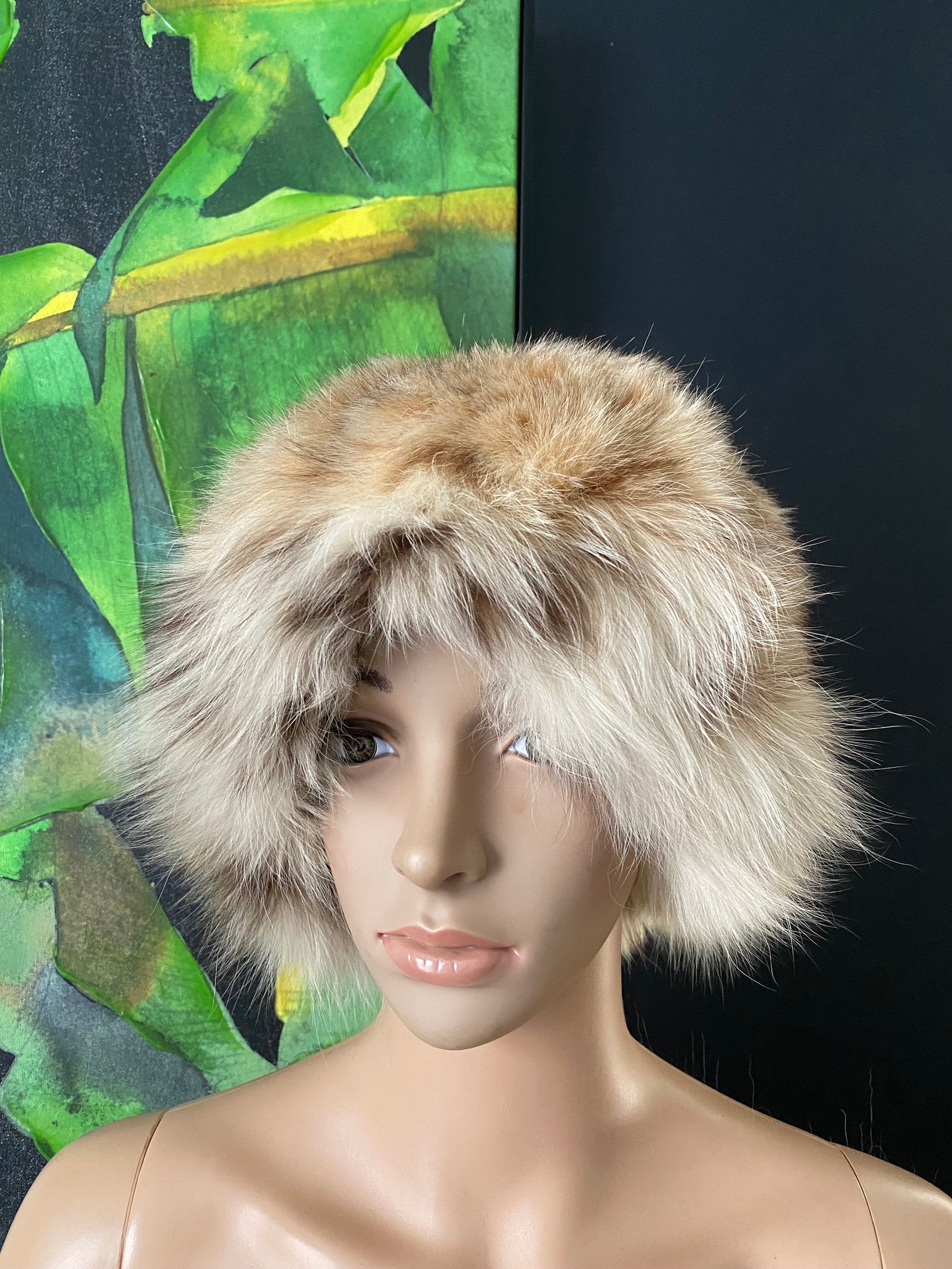 Vtg Arctic Lynx Fur Hat Coat - Etsy