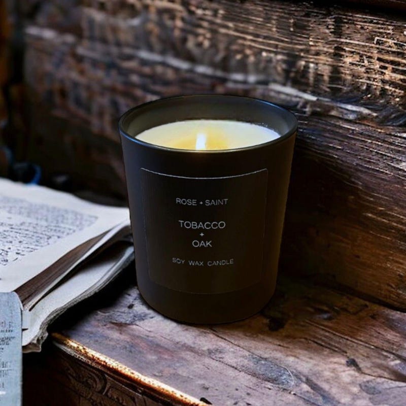 Tobacco Candles - Etsy