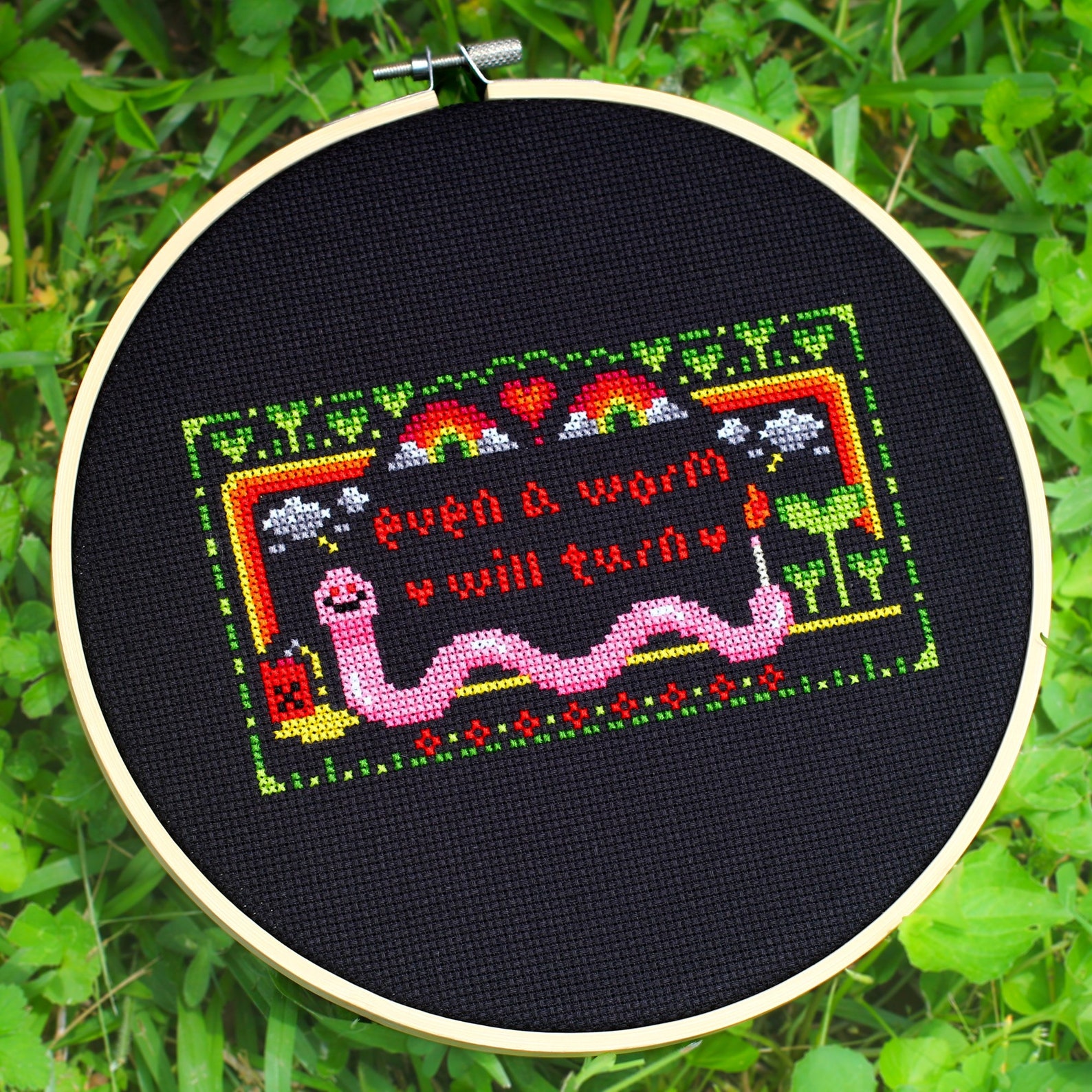 Arson Worm PDF Cross Stitch Pattern Digital Download Pattern, Even A ...