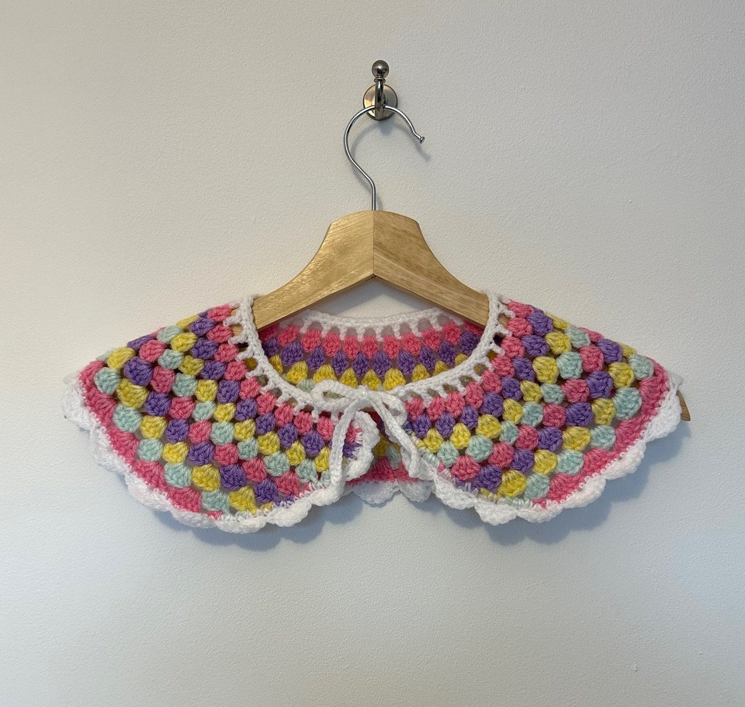 PDF Crochet Pattern | Crochet Collar | Decorative Collar | Neck Collar ...