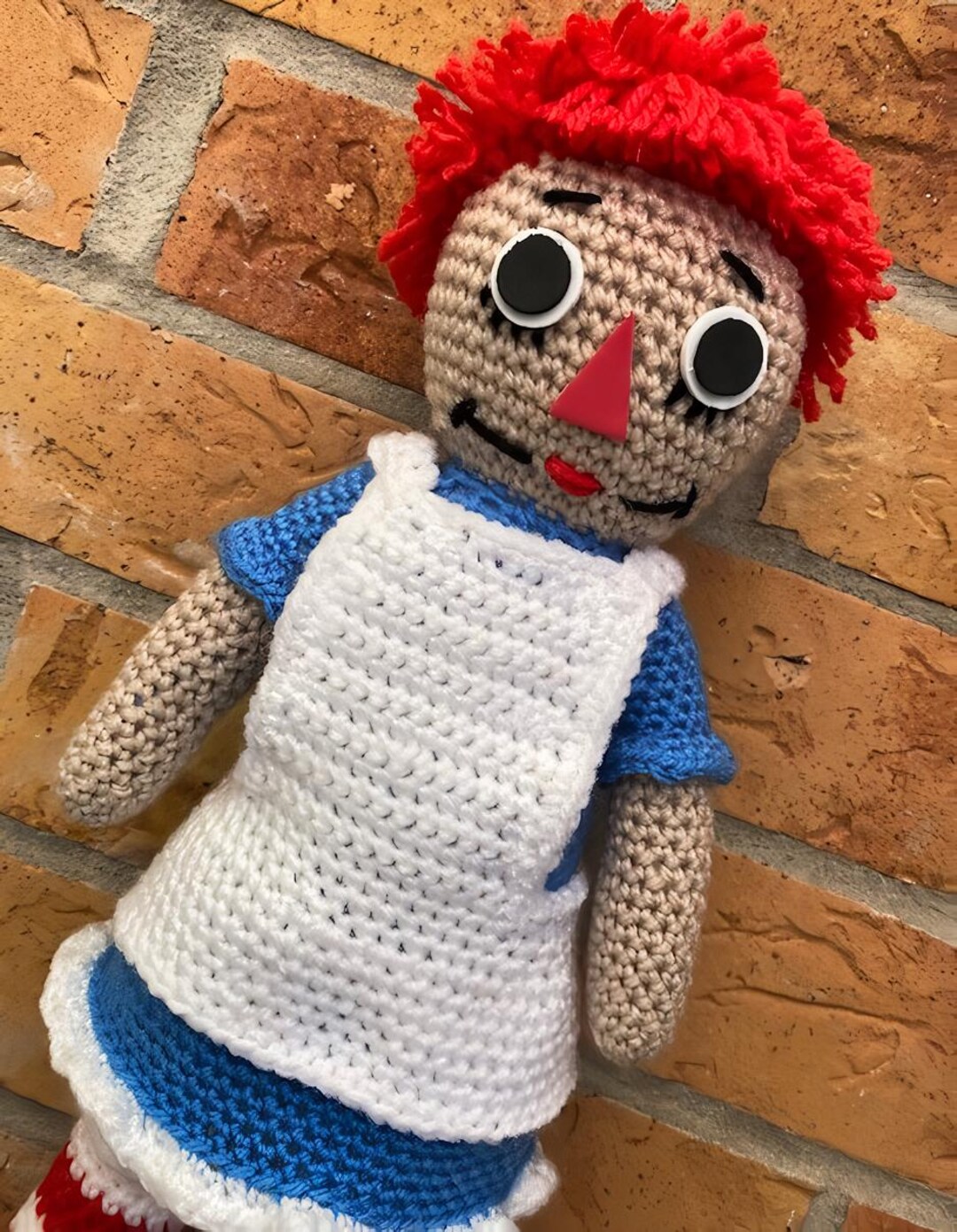 PDF Crochet Pattern | Raggedy Ann Rag Doll | Crochet Pattern ...