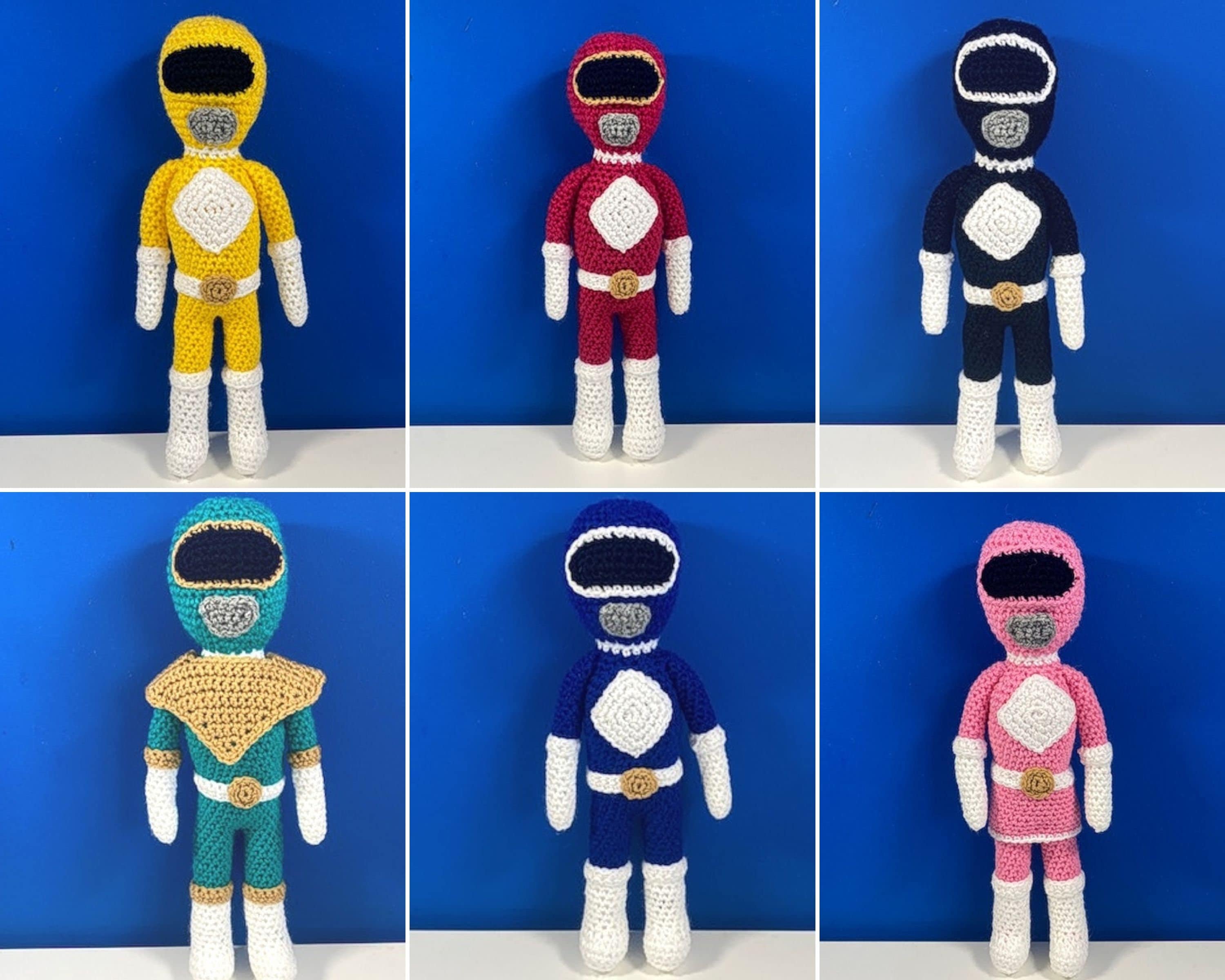 Power Rangers Crochet Pattern: Mighty Morphin Dolls (PDF Pattern) - Etsy