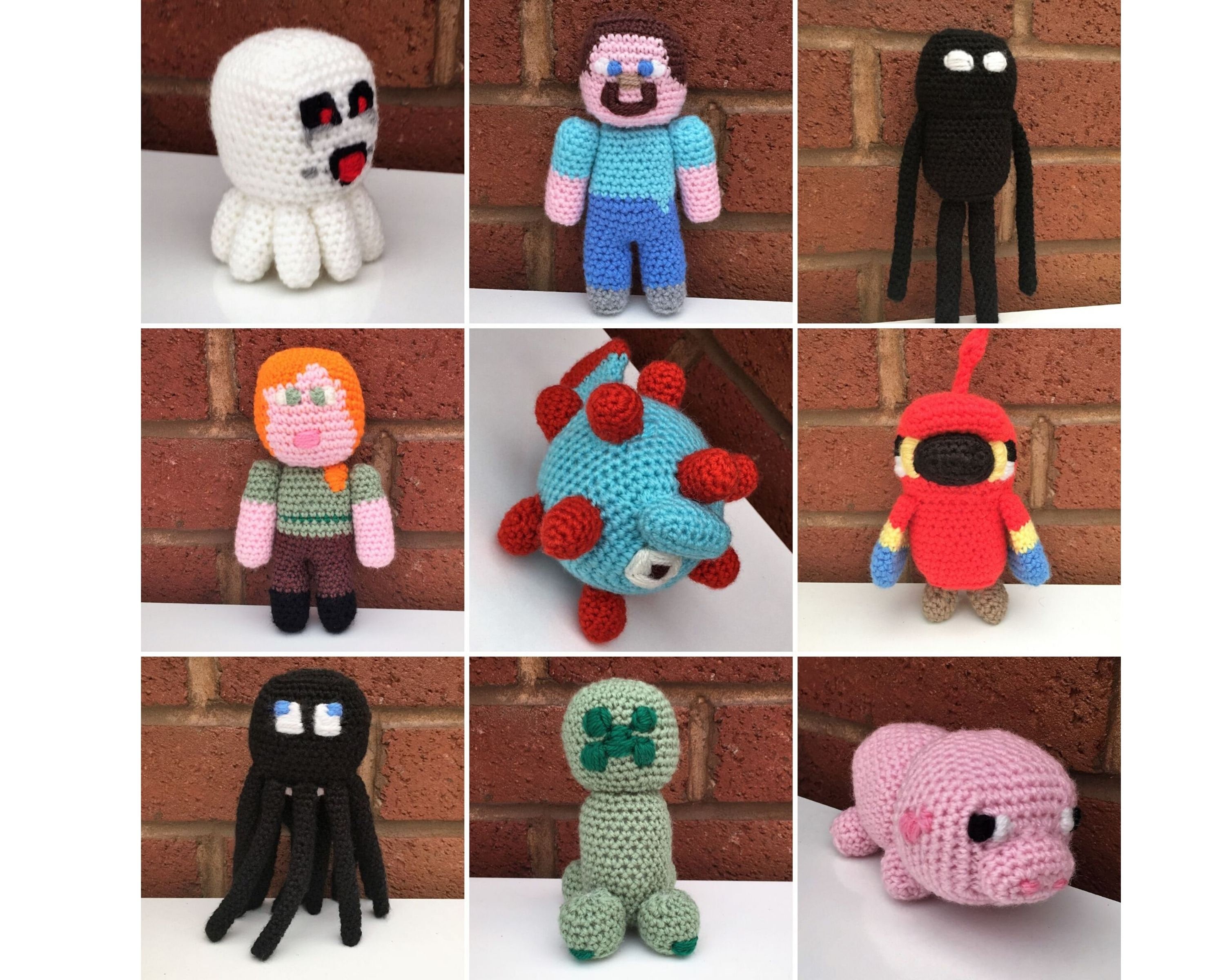 PDF Crochet Pattern | Pixelated Gamers Crochet Patterns | Amigurumi ...