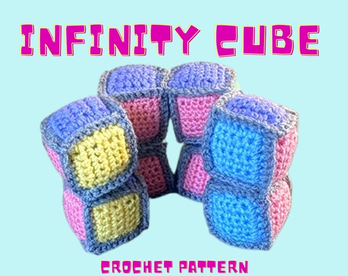 CROCHET PATTERN Infinity Cube. Montessori Baby Toys. Educational Toys ...
