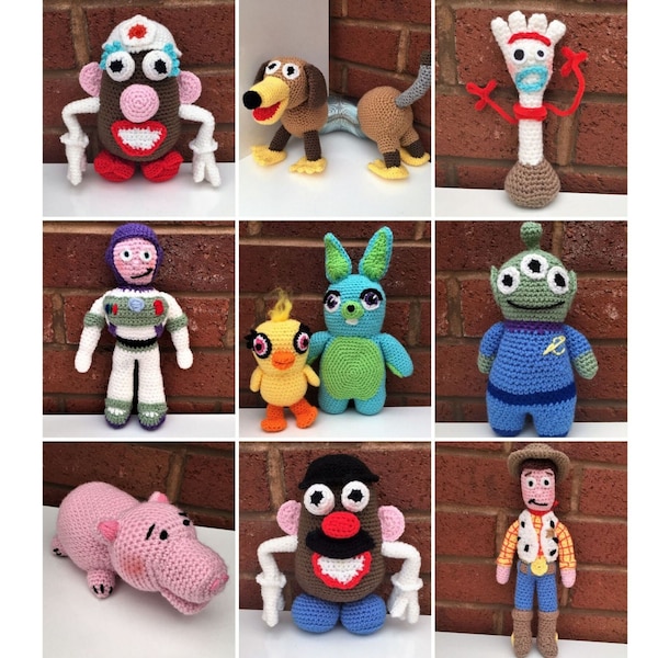 Crochet Amigurumi Toy Story Pattern - Etsy