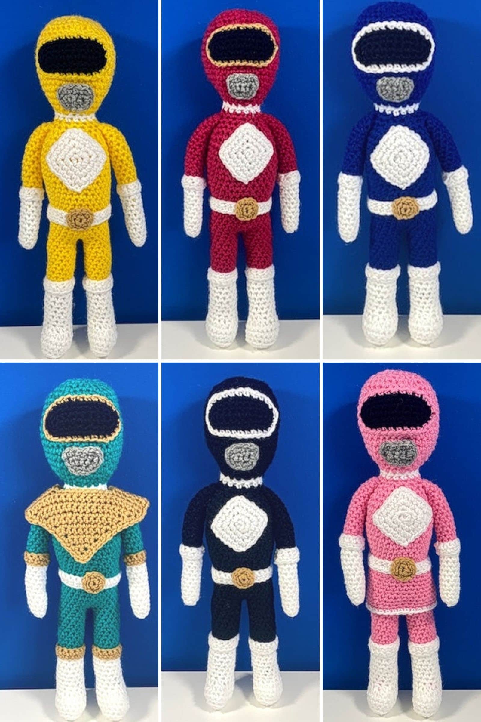 Power Ranger Crochet Pattern Mighty Morphing Crochet - Etsy