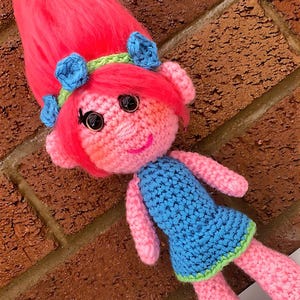 PDF Crochet Pattern | 9 Troll Dolls Crochet Patterns | Amigurumi ...