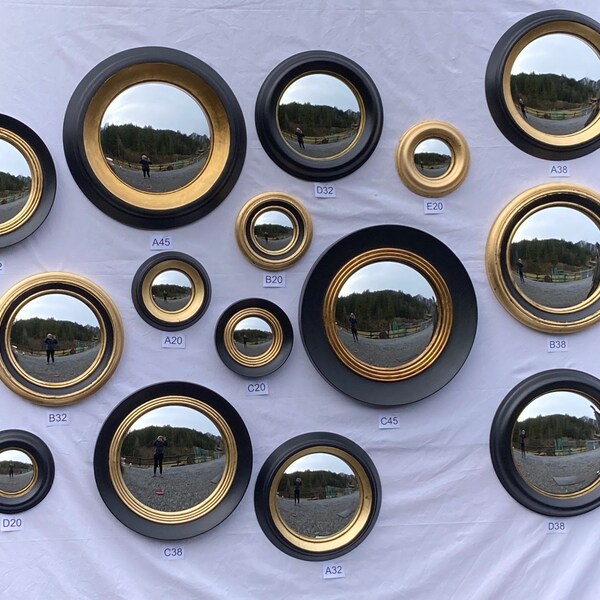 Convex Round Mirror - Etsy UK