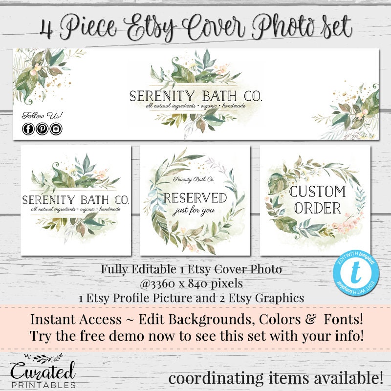 Nature Watermark for Photos, Watermark Graphic, Watermark Logo ...