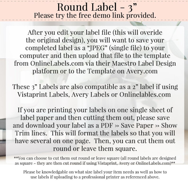 Teal Truck Round Sticker Editable Label 3 Inch Round Label - Etsy