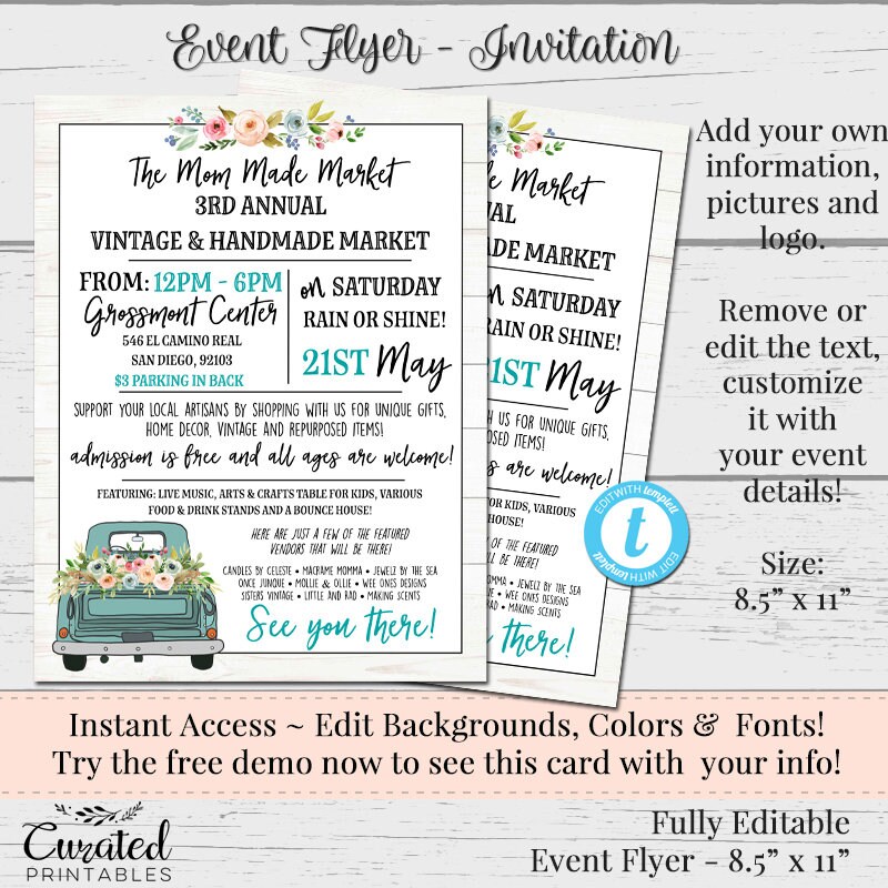Vendor Flyer - Etsy