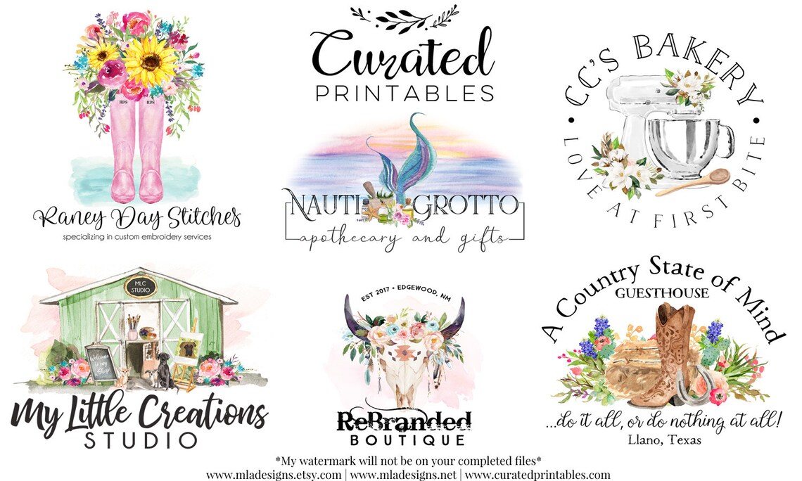 Matching Logo Design Order a Matching Logo Design | Etsy