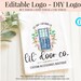 Editable Door Logo, Front Door Logo, Instant Download Logo, DIY Logo ...