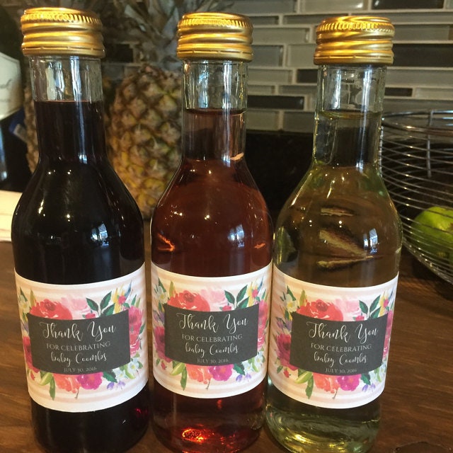 Mini Wine Label Editable Wine Label Small DIY Wine Label | Etsy