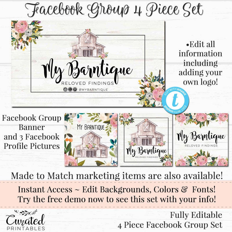 Farmhouse Round Sticker, Editable Label, 3 Inch Round Label, Barn Label ...