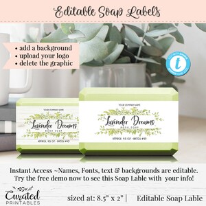 Spray Bottle Label, Editable Spray Bottle Label, DIY Spray Bottle Label ...