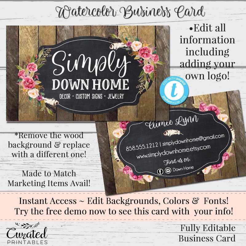 Rustic Barnwood Hang Tag Editable Hang Tag Price Tag DIY - Etsy