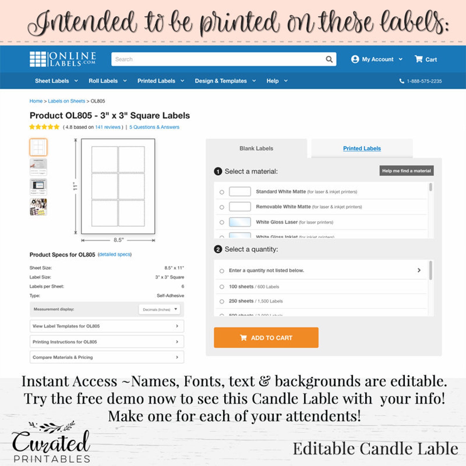 DIY Memorial Candle Label Editable Label Editable Product - Etsy