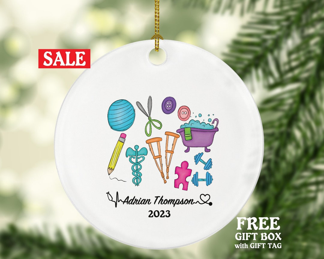 Occupational Therapist Christmas Ornament Personalized - Physical ...