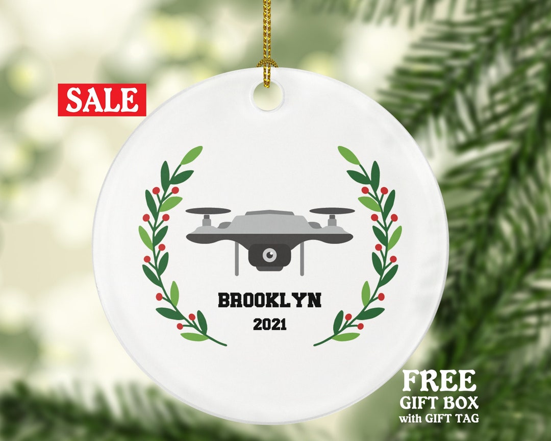 Drone Personalized Christmas Ornament Personalized - Drone Pilot Gift ...