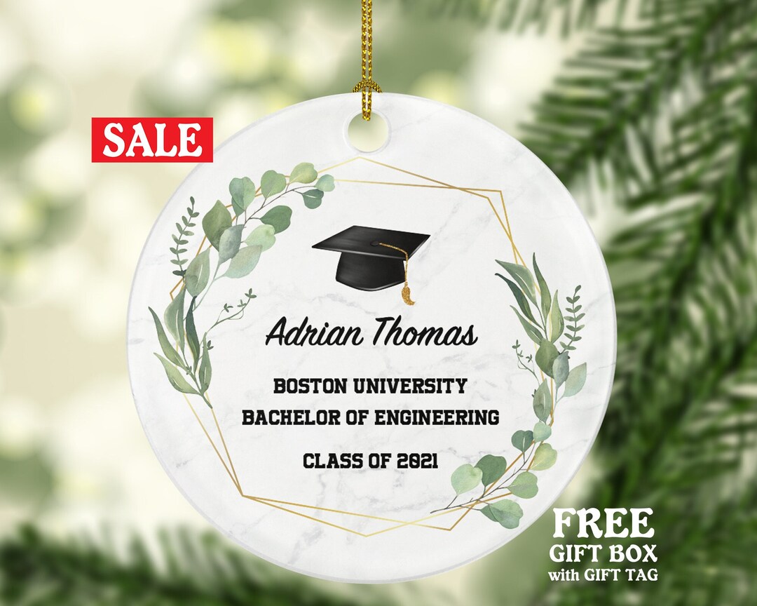 Personalized Graduation Christmas Ornament Class of Custom Gift for ...