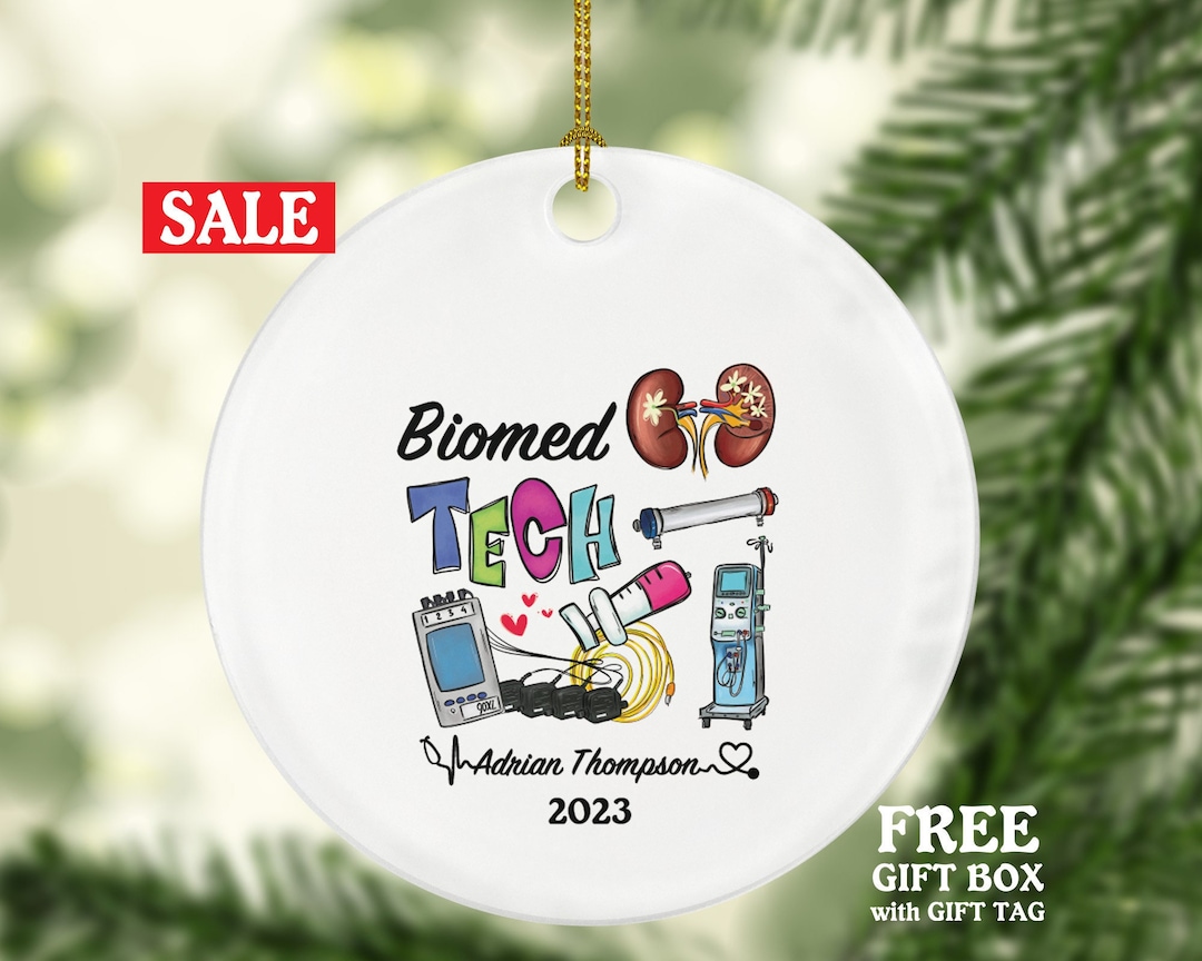 Biomedical Technician Christmas Ornament Personalized - Biomedical Tech ...