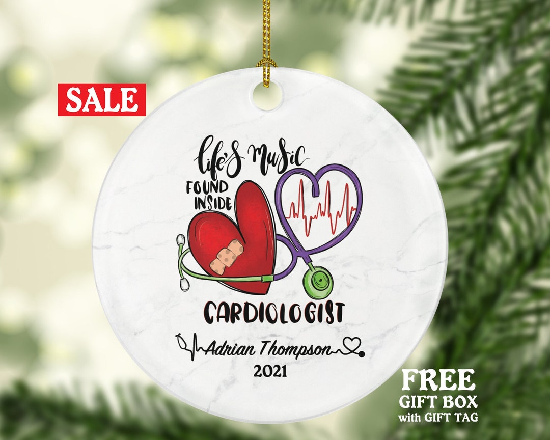 Cardiologist Medical Cardiac Doctor Christmas Ornament - Etsy