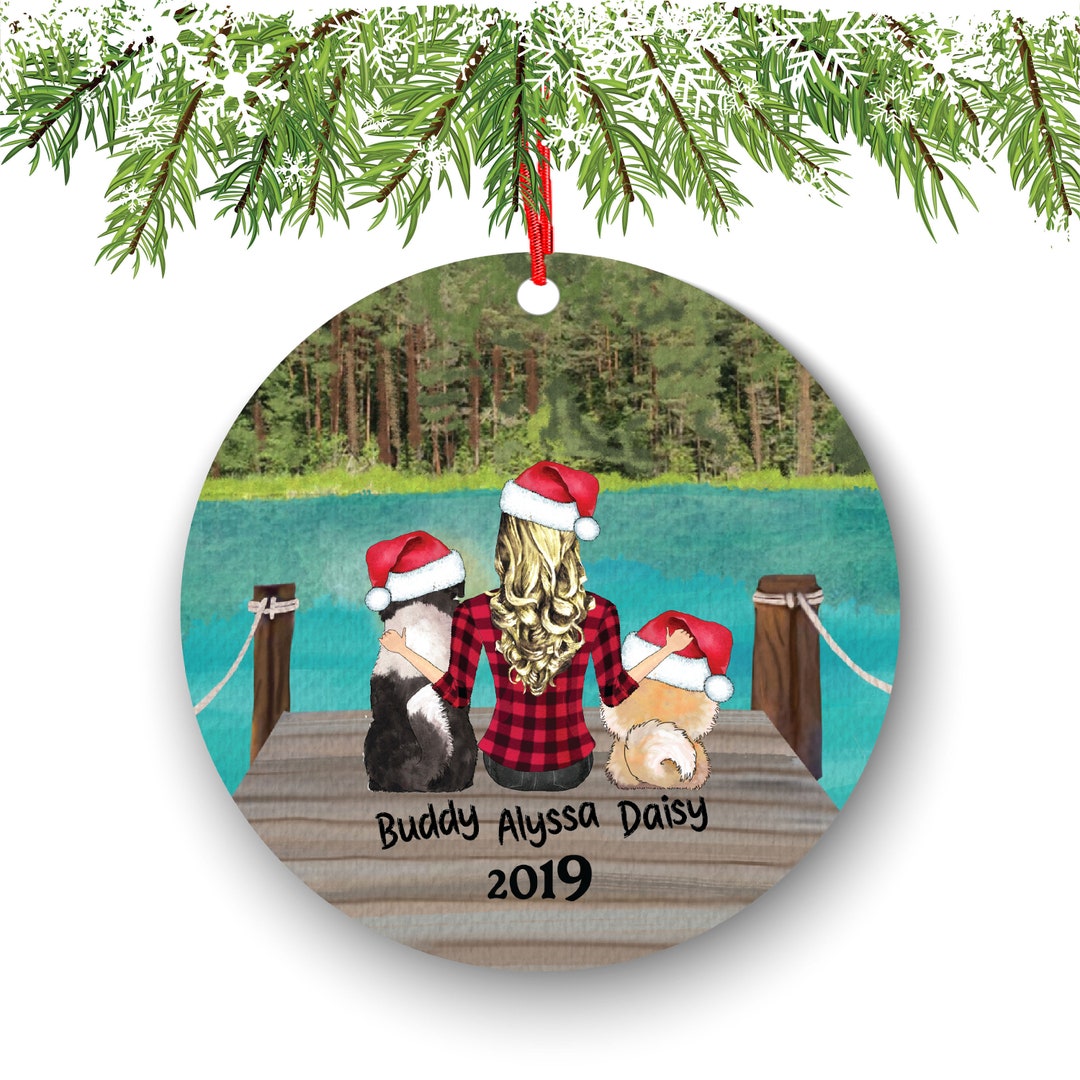 Personalized Pet Mom Dog Cat Rabbit Christmas Ornament, Custom Pet and ...