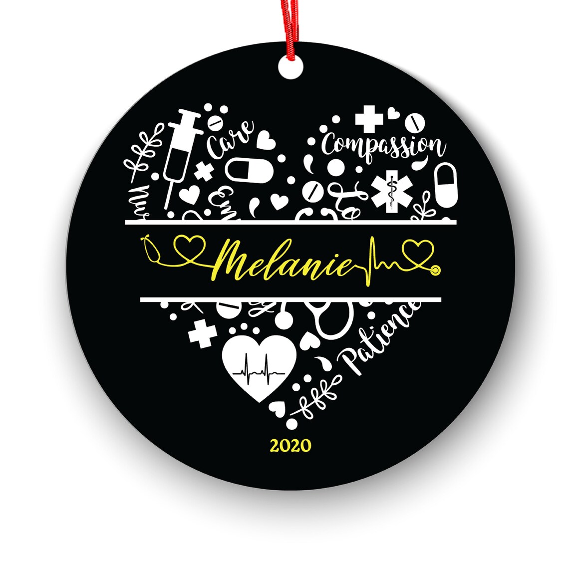 Personalized Medical Doctor Christmas Ornament Health Worker | Etsy