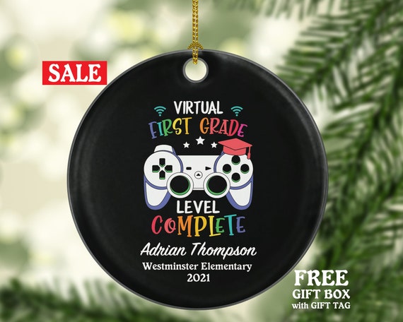 Virtual Grade Graduation Online Learning Christmas Ornament - Etsy