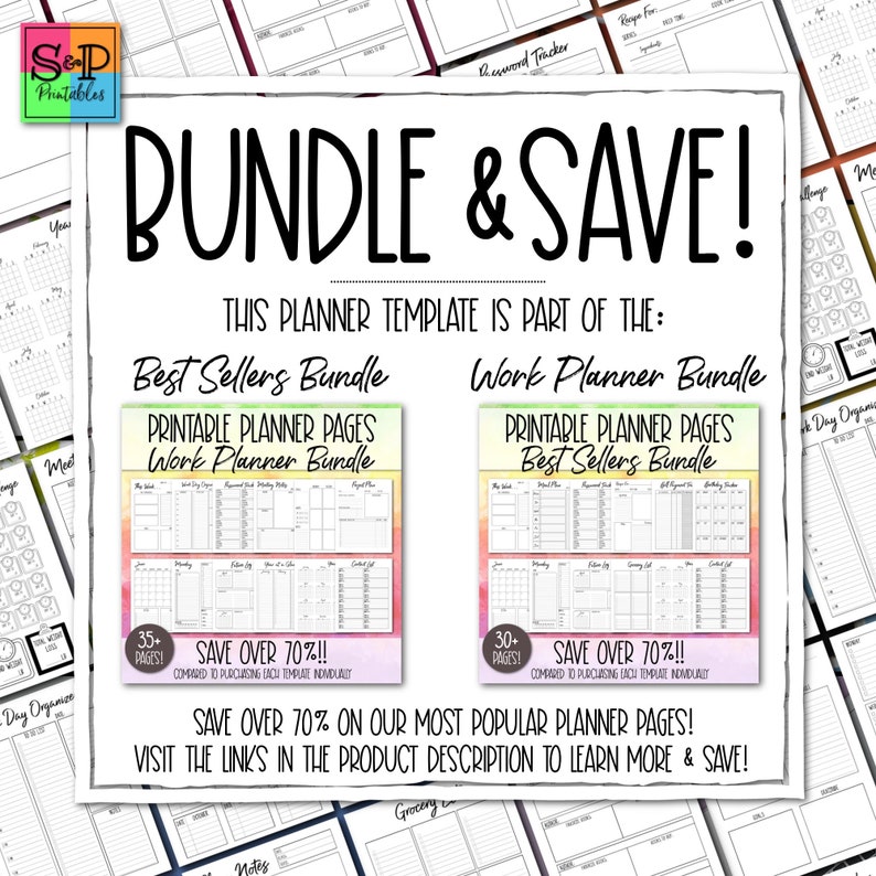 Printable Future Log, Undated Future Log, Year at a Glance, Undated ...