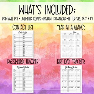 Bestsellers Printable Planner Bundle, Daily Planner, Weekly Planner ...