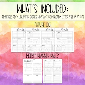 Bestsellers Printable Planner Bundle, Daily Planner, Weekly Planner ...