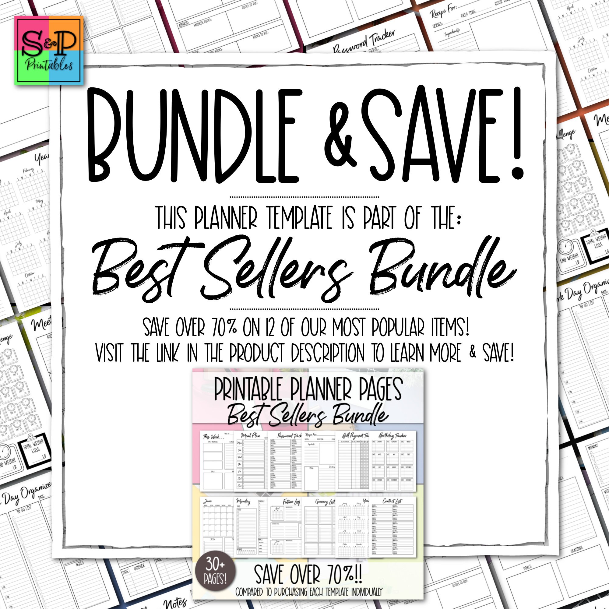 Bill Tracker, Budget Planner, Daily Planner, Printable Planner, Student ...
