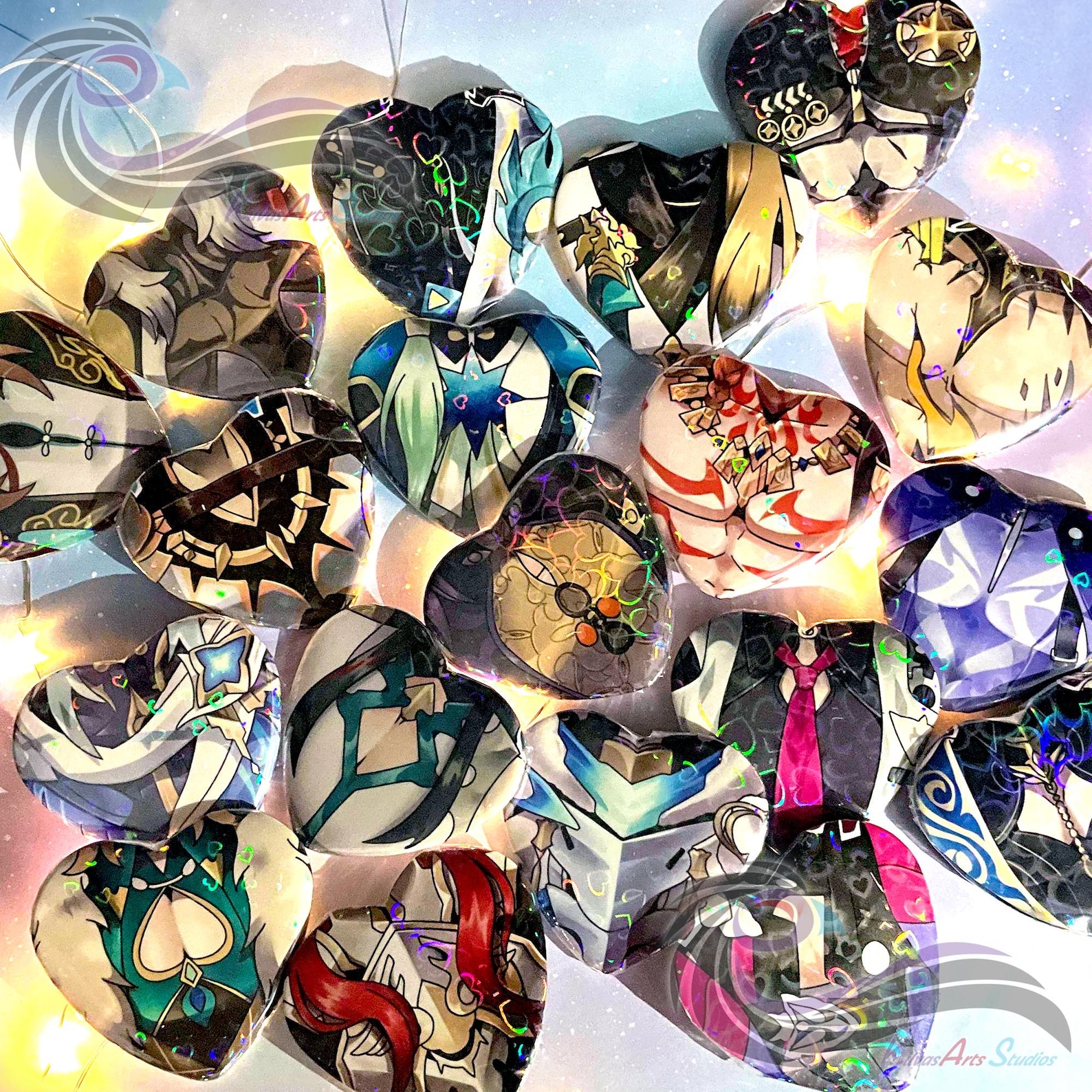 Honkai Star Rail Heart Buttons - Etsy