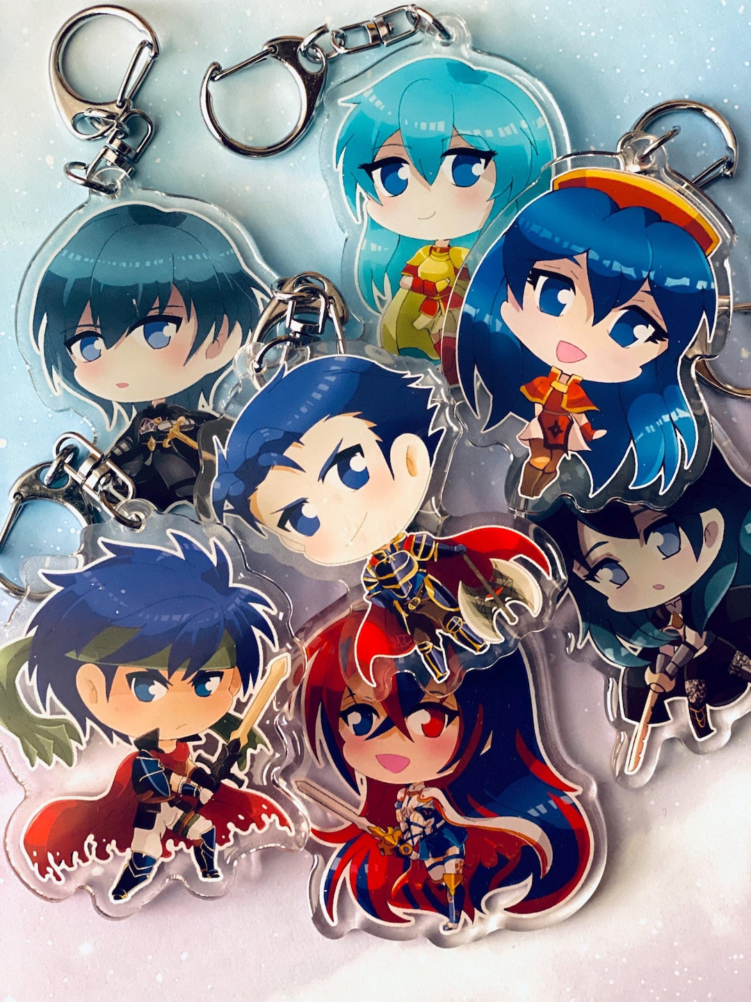 Fire Emblem Epoxy Keychains - Etsy
