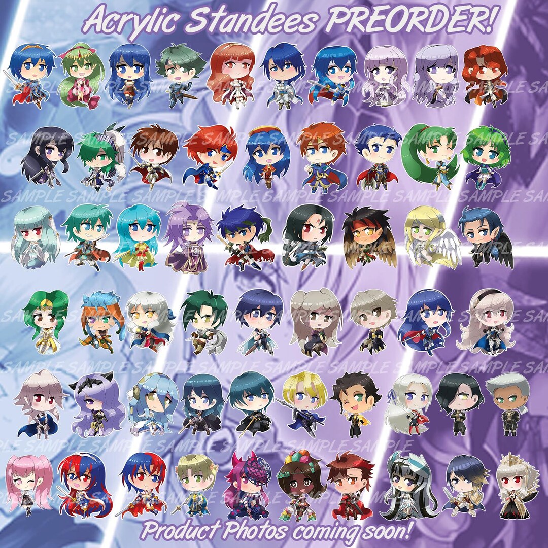 Fire Emblem Acrylic Standees - Etsy