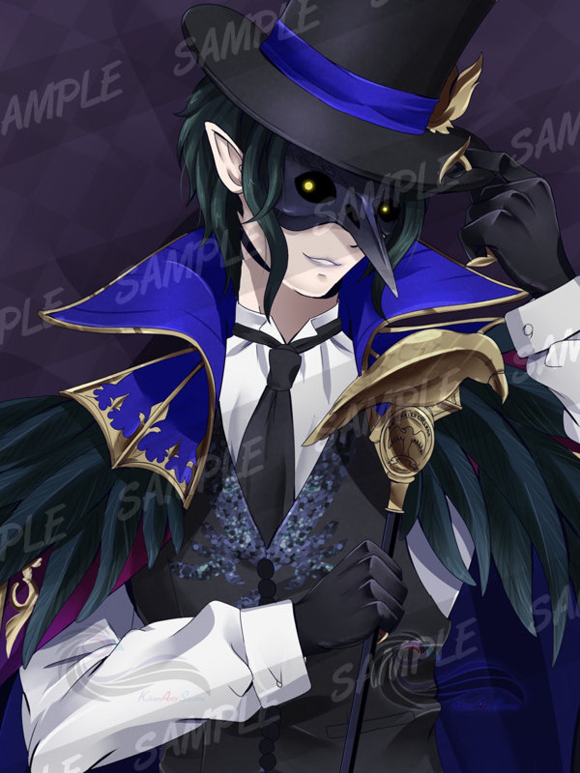 Twisted Wonderland: Dire Crowley Dakimakura Double-sided - Etsy