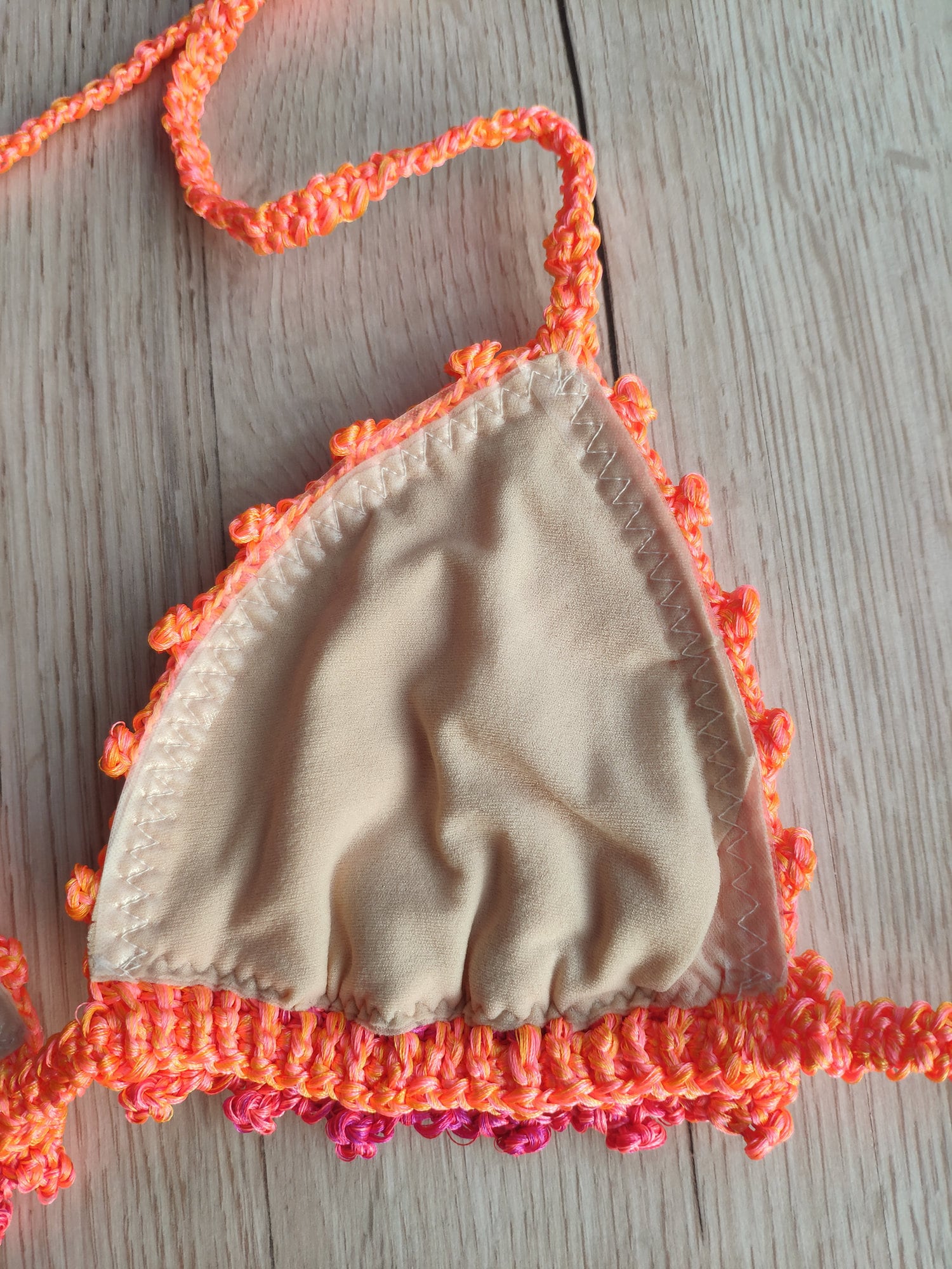 Crochet Triangle TOP Ombre Sunrise - Etsy