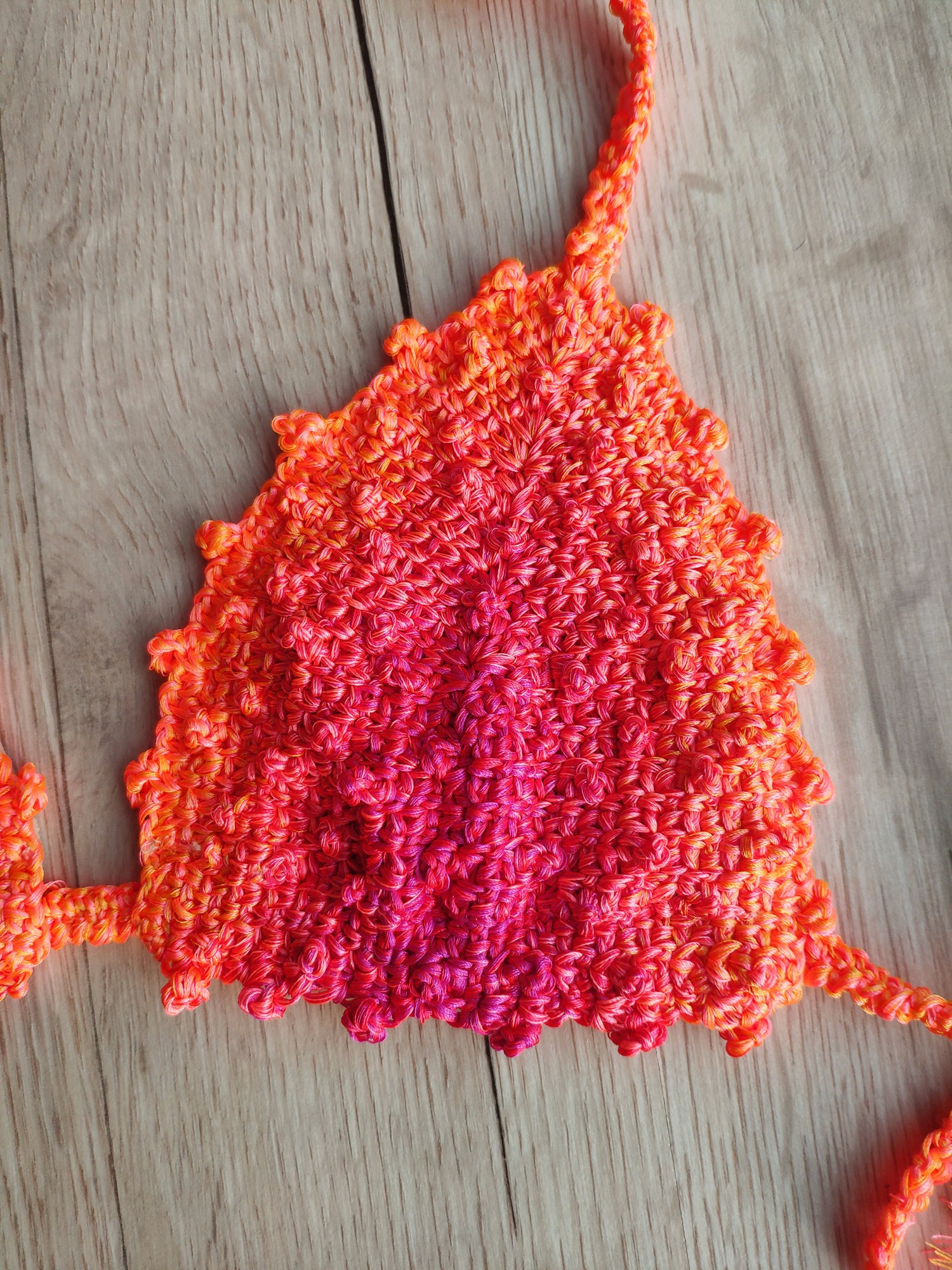 Crochet Triangle TOP Ombre Sunrise - Etsy