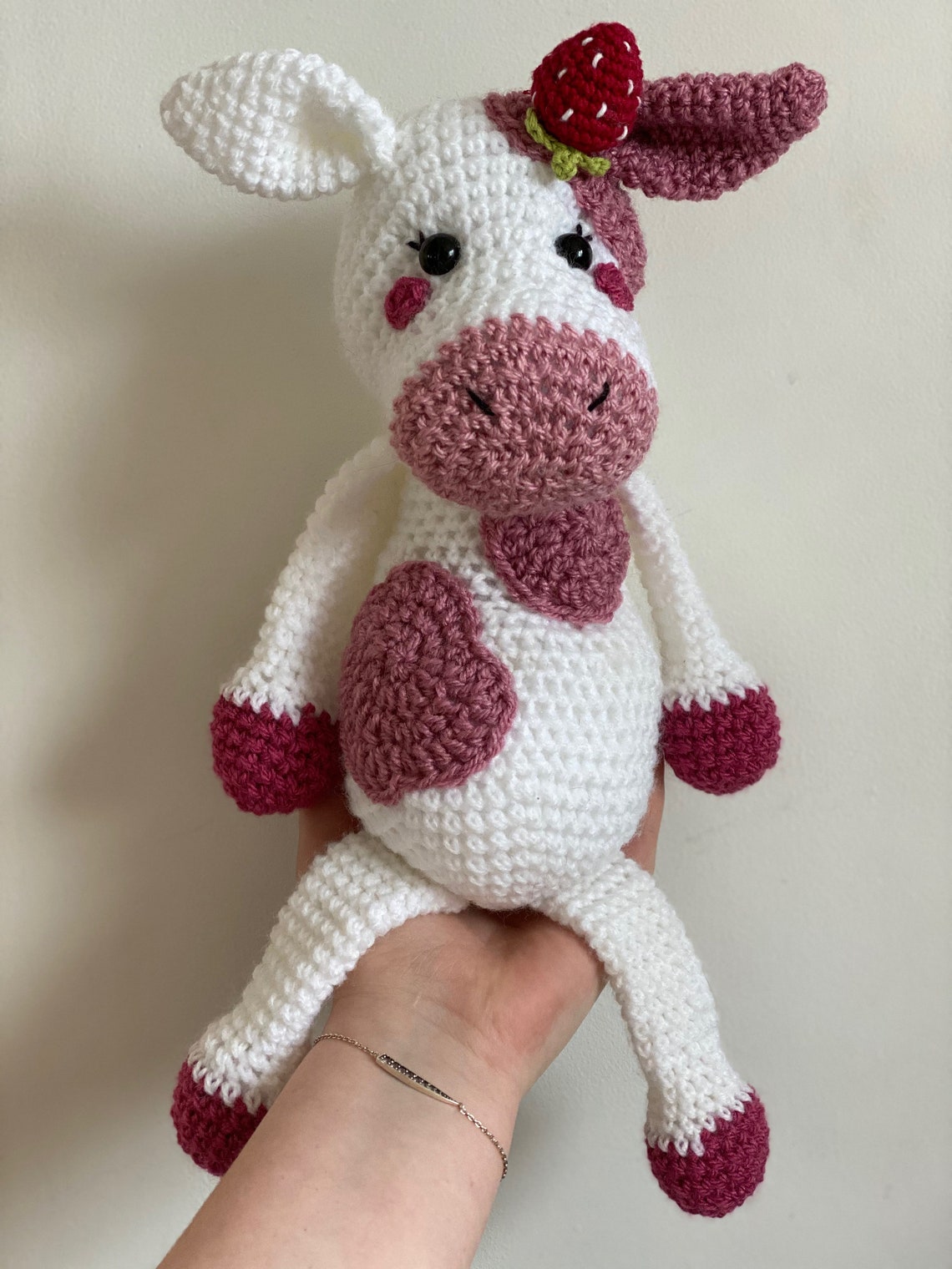 Strawberry Cow - Crochet Pattern - Amigurumi - Etsy