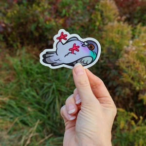 Pudgy Pigeon Sticker - Etsy