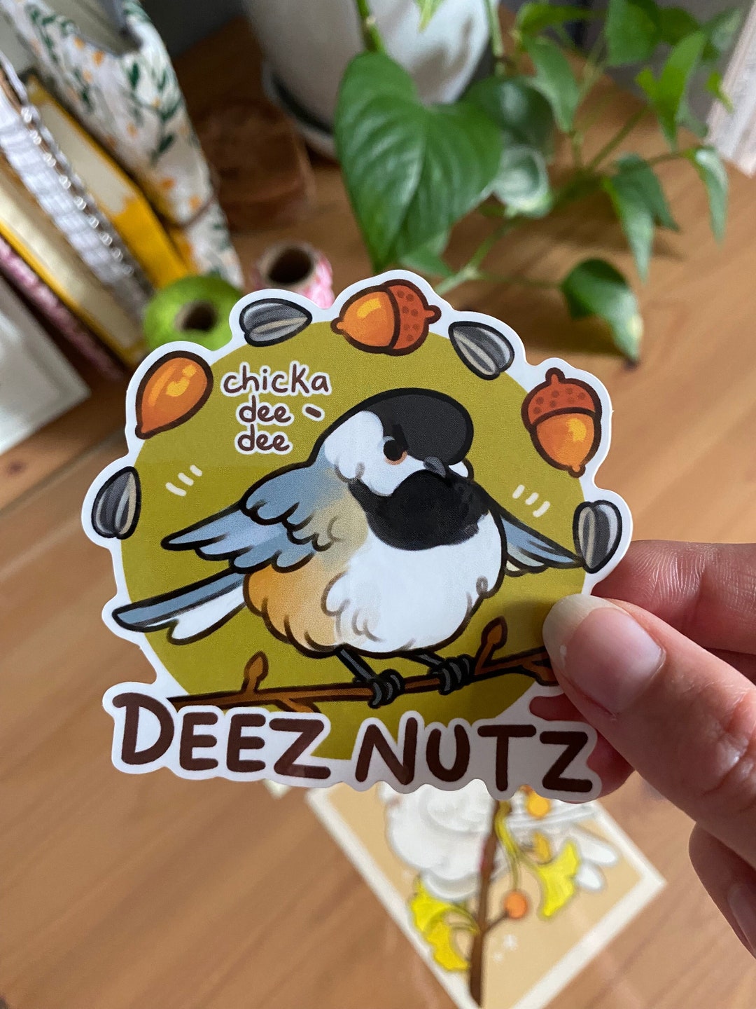 Chickadeez Nuts Sticker - Etsy
