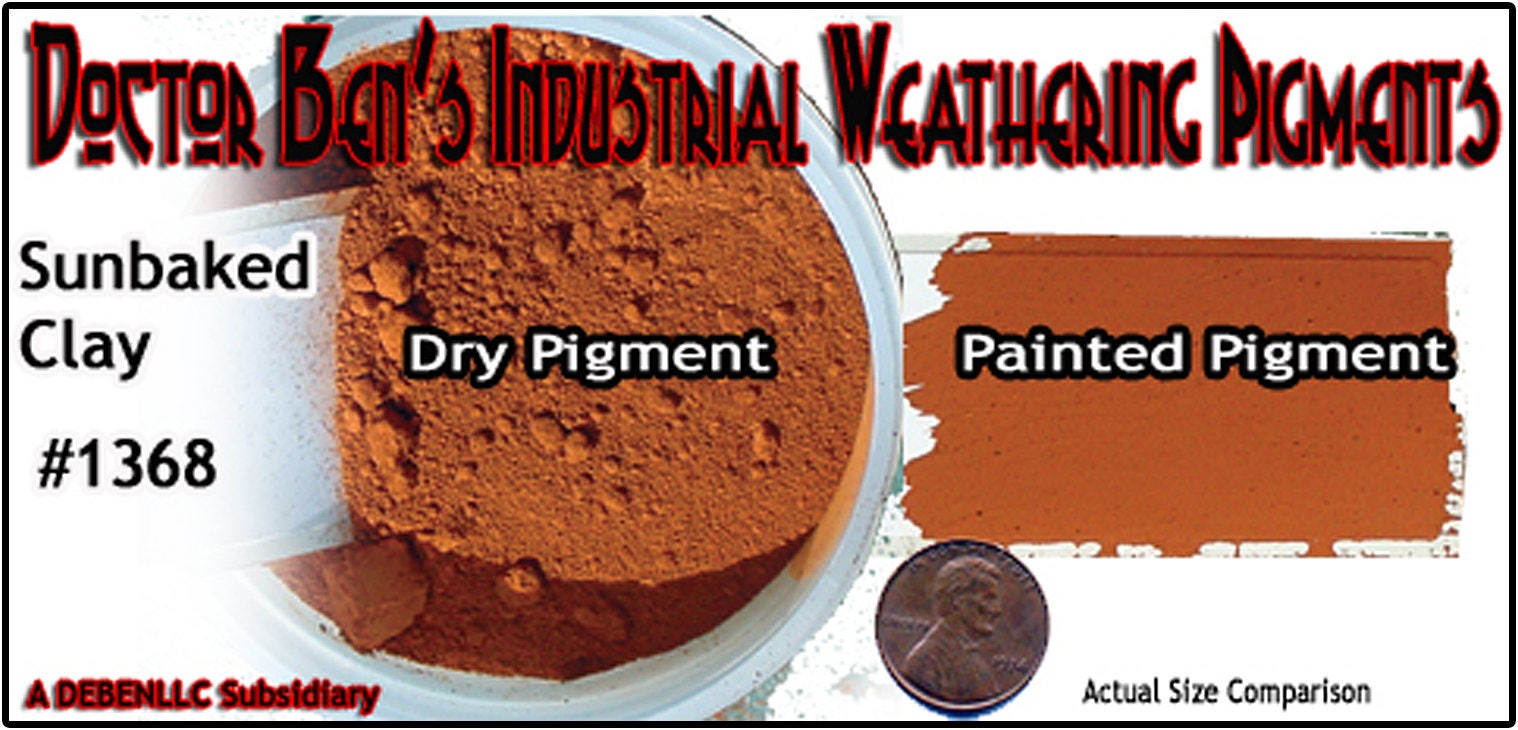 Doctor Ben's Scale Consortium Sunbaked Clay Weathering Pigment 2 Ounce Jar-multi Scale - Etsy