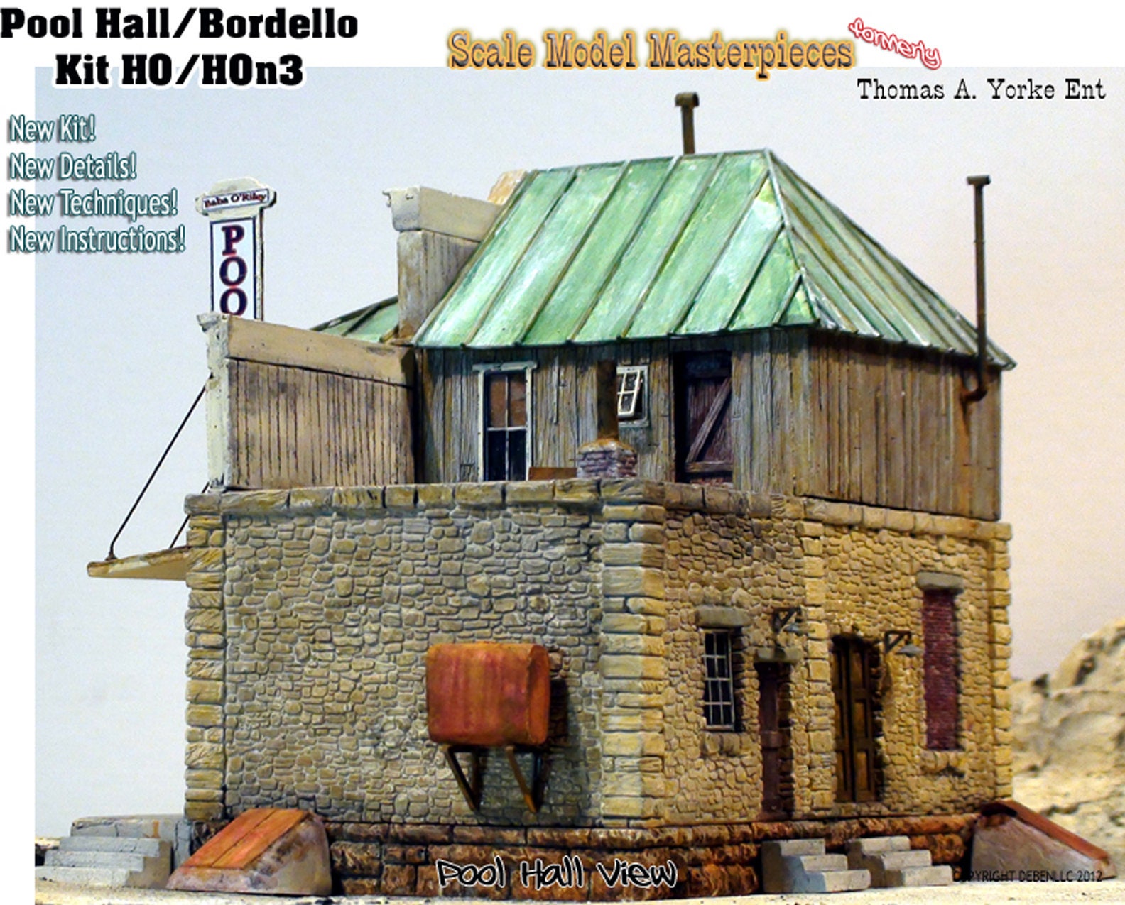 Scale Model Masterpieces/thomas Yorke Bordello & Pool Hall Craftsman ...