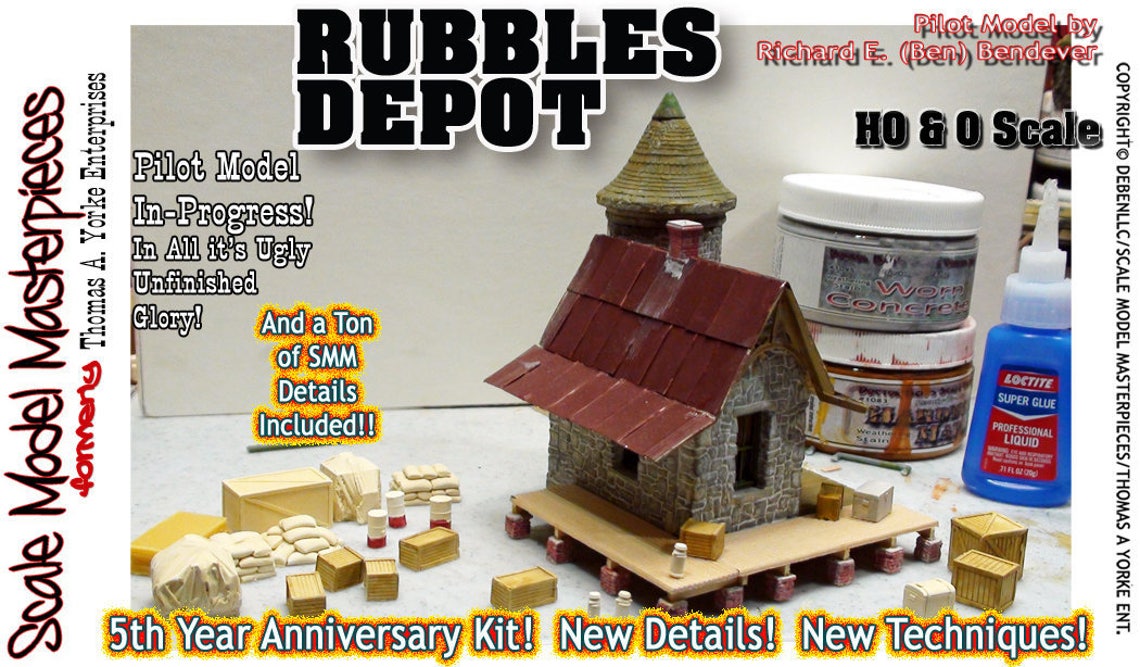 Scale Model Masterpieces/thomas Yorke Rubbles Depot Craftsman Kit-ho/1: ...