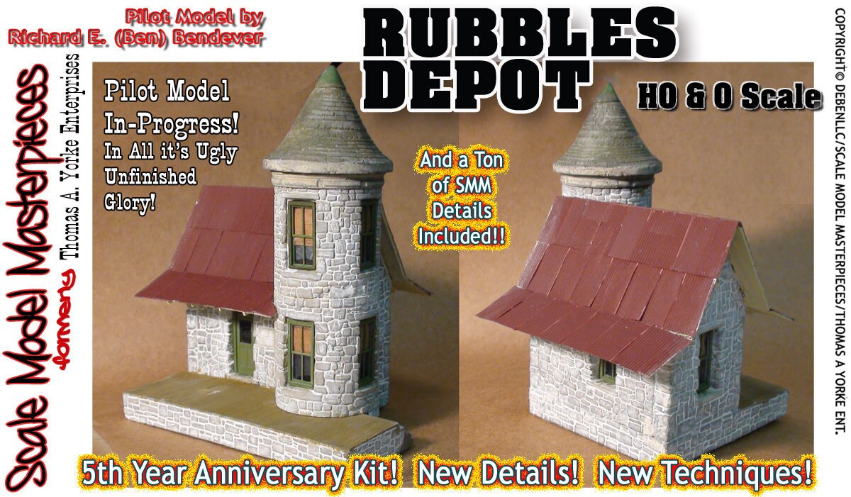Scale Model Masterpieces/thomas Yorke Rubbles Depot Craftsman Kit-ho/1: ...